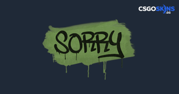 Sealed Graffiti | Sorry - CSGOSKINS.GG