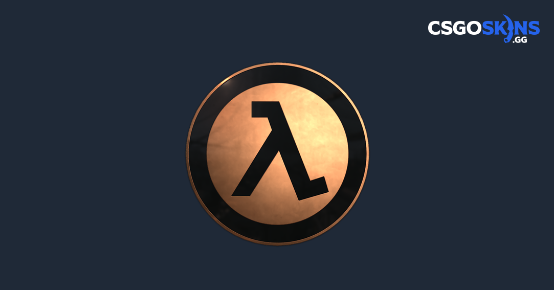 Copper Lambda Pin - CSGOSKINS.GG