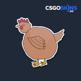 Sticker | Poorly Drawn Chicken - CSGOSKINS.GG