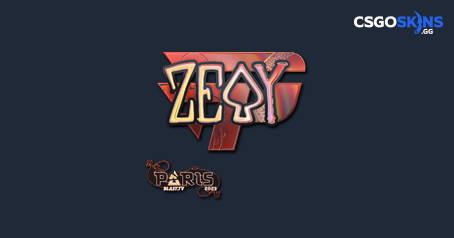 Sticker | zevy (Holo) | Paris 2023 - CSGOSKINS.GG