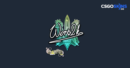 Sticker | Woro2k | Paris 2023 - CSGOSKINS.GG