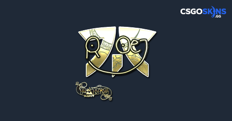 Sticker | roeJ (Gold) | Paris 2023 - CSGOSKINS.GG