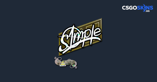 Sticker | s1mple (Glitter) | Paris 2023 - CSGOSKINS.GG