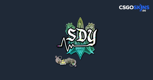 Sticker | sdy (Glitter) | Paris 2023 - CSGOSKINS.GG
