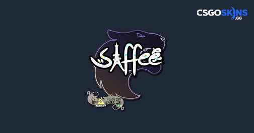 Sticker | saffee (Glitter) | Paris 2023 - CSGOSKINS.GG
