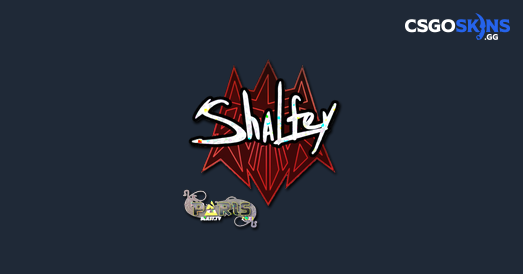 Sticker | shalfey (Glitter) | Paris 2023 - CSGOSKINS.GG