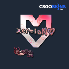 Sticker | xertioN (Holo) | Paris 2023 - CSGOSKINS.GG