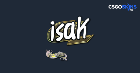 Sticker | isak | Paris 2023 - CSGOSKINS.GG