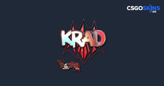 Sticker | Krad (Holo) | Paris 2023 - CSGOSKINS.GG