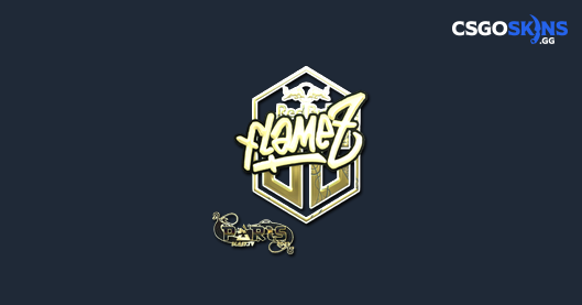 Sticker | FlameZ (Gold) | Paris 2023 - CSGOSKINS.GG