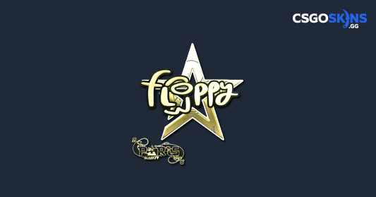 Sticker | floppy (Gold) | Paris 2023 - CSGOSKINS.GG