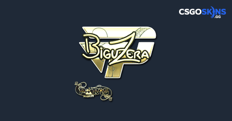 Sticker | biguzera (Gold) | Paris 2023 - CSGOSKINS.GG