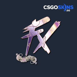 Sticker | Fluxo (Holo) | Paris 2023 - CSGOSKINS.GG