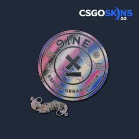 Sticker | 9INE (Holo) | Paris 2023 - CSGOSKINS.GG