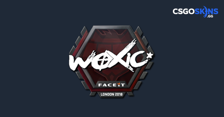 Sticker | woxic | London 2018 - CSGOSKINS.GG