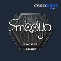 Sticker | smooya | London 2018 - CSGOSKINS.GG