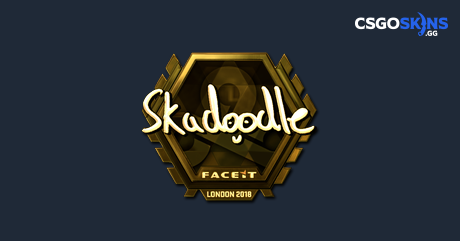 Sticker | Skadoodle (Gold) | London 2018 - CSGOSKINS.GG