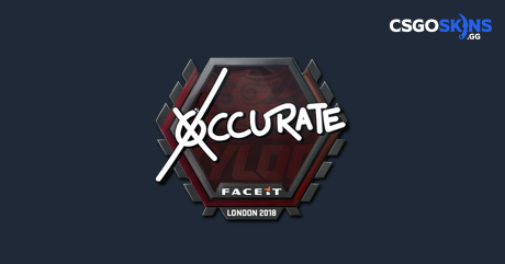 Sticker | xccurate | London 2018 - CSGOSKINS.GG