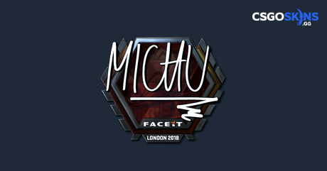 Sticker | MICHU (Foil) | London 2018 - CSGOSKINS.GG