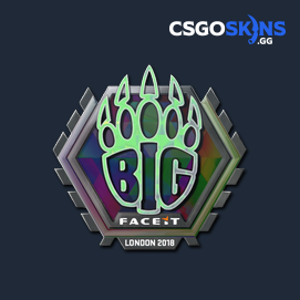 Sticker | BIG (Holo) | London 2018 - CSGOSKINS.GG