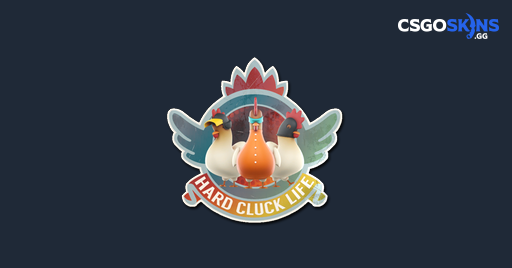Sticker | Hard Cluck Life (Holo) - CSGOSKINS.GG