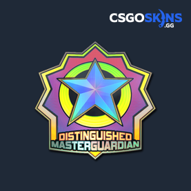 Sticker | Distinguished Master Guardian (Holo) - CSGOSKINS.GG