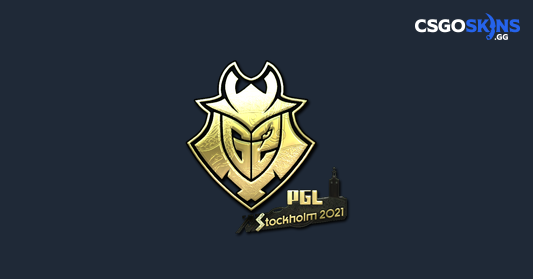 Sticker | G2 Esports (Gold) | Stockholm 2021 - CSGOSKINS.GG