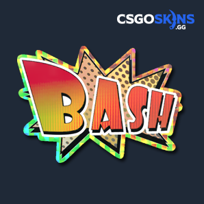 Sticker | Bash (Holo) - CSGOSKINS.GG