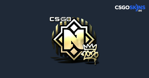 Sticker | Nemiga (Gold) | 2020 RMR - CSGOSKINS.GG