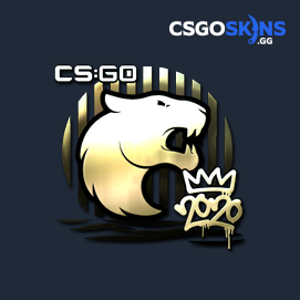 Sticker | FURIA (Gold) | 2020 RMR - CSGOSKINS.GG