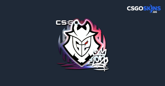 Sticker | G2 (Foil) | 2020 RMR - CSGOSKINS.GG