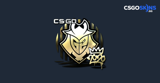 Sticker | G2 (Gold) | 2020 RMR - CSGOSKINS.GG