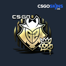 Sticker | G2 (Gold) | 2020 RMR - CSGOSKINS.GG