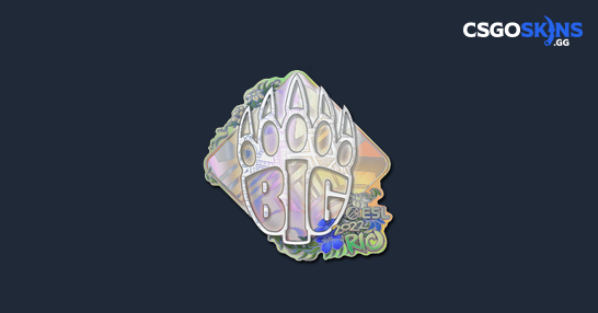 Sticker | BIG (Holo) | Rio 2022 - CSGOSKINS.GG