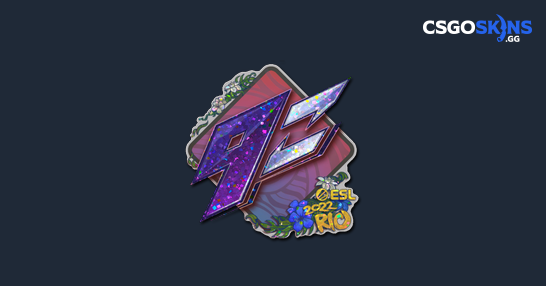 Sticker | 9z Team (Glitter) | Rio 2022 - CSGOSKINS.GG
