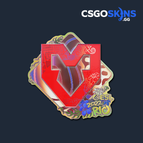 Sticker | MOUZ (Holo) | Rio 2022 - CSGOSKINS.GG
