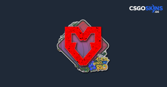 Sticker | MOUZ (Glitter) | Rio 2022 - CSGOSKINS.GG