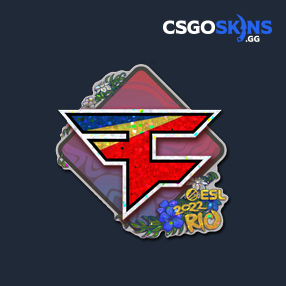 Sticker | FaZe Clan (Glitter) | Rio 2022 - CSGOSKINS.GG
