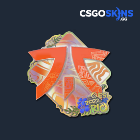 Sticker | Fnatic (Holo) | Rio 2022 - CSGOSKINS.GG
