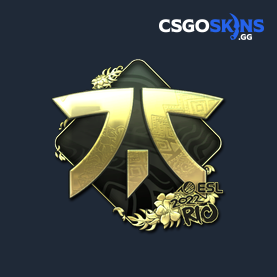 Sticker | Fnatic (Gold) | Rio 2022 - CSGOSKINS.GG
