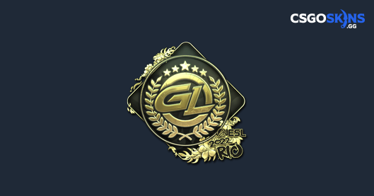 Sticker | GamerLegion (Gold) | Rio 2022 - CSGOSKINS.GG
