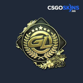 Sticker | GamerLegion (Gold) | Rio 2022 - CSGOSKINS.GG