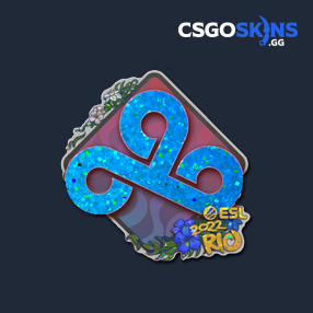 Sticker | Cloud9 (Glitter) | Rio 2022 - CSGOSKINS.GG