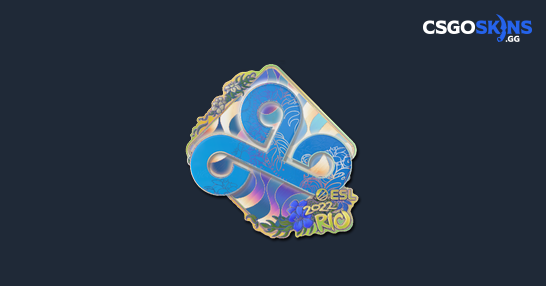 Sticker | Cloud9 (Holo) | Rio 2022 - CSGOSKINS.GG