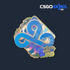 Sticker | Cloud9 (Holo) | Rio 2022 - CSGOSKINS.GG