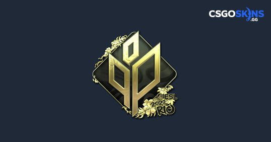 Sticker | Sprout Esports (Gold) | Rio 2022 - CSGOSKINS.GG