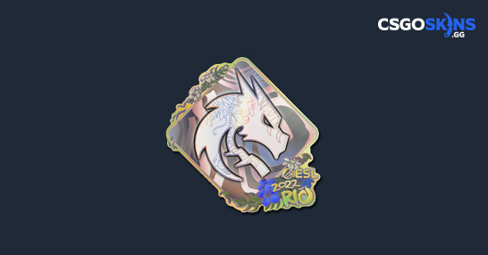 Sticker | Team Spirit (Holo) | Rio 2022 - CSGOSKINS.GG