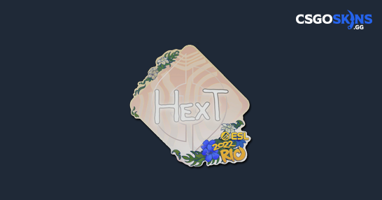 Sticker | HexT | Rio 2022 - CSGOSKINS.GG