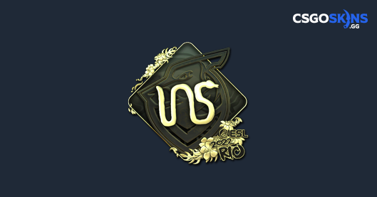 Sticker | INS (Gold) | Rio 2022 - CSGOSKINS.GG