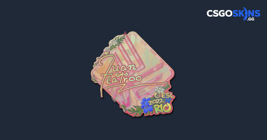 Sticker | juanflatroo (Holo) | Rio 2022 - CSGOSKINS.GG
